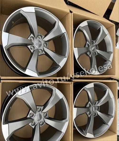 Audi new rotors r18 новые литые диски
