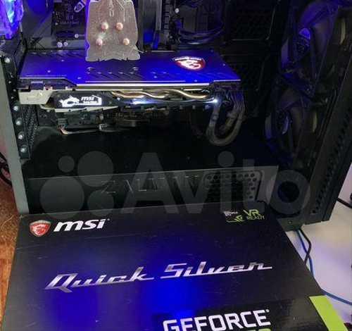 Видеокарта MSI GeForce GTX 1070 quick silver OC (8
