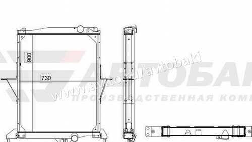 Радиатор основной volvo FM armor 20722444