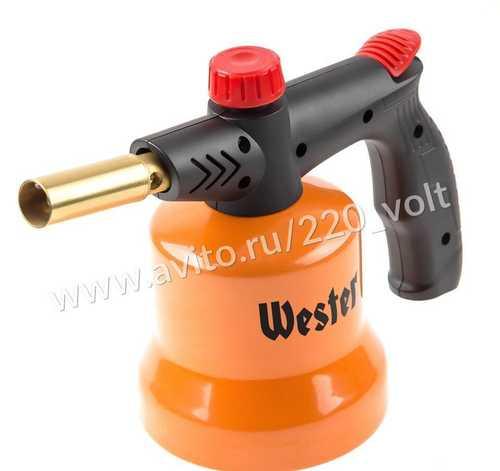 Газовая паяльная лампа Wester PL04 1850С