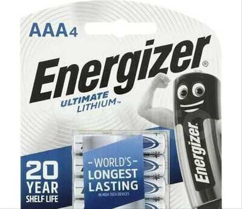 Батарейка Energizer Ultimate AAA Lithium 4шт