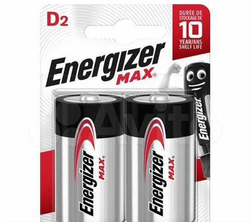 Батарейка D LR20 energizer MAX 2 шт