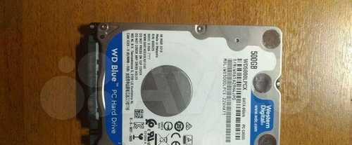 Жесткий диск 2.5 HDD SATA 500Gb WD WD5000lpcx
