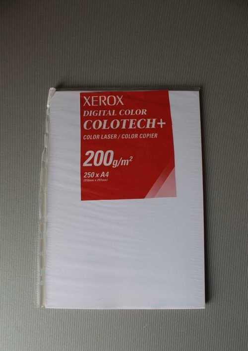 Бумага для цветной лазерной печати Xerox Colotech+