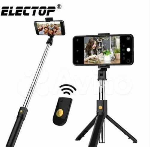 Трипод bluetooth Monopod K-07, 20-60 см, селфи пал