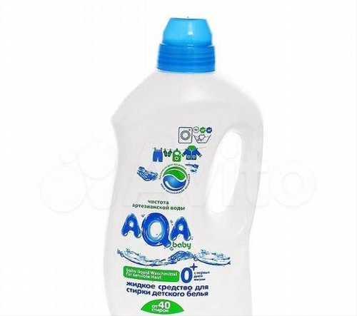 AQA baby Жидкость для стирки для детского белья, 1,5 л