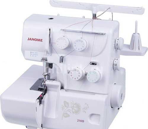 Оверлок janome 210D