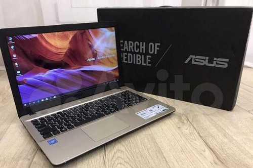 4х-ядерный 15.6" ноутбук Asus X541S, с гарантией