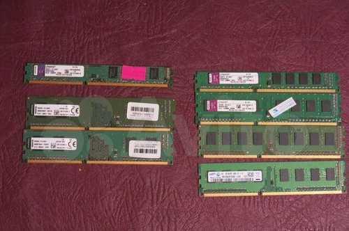 Модули памяти DDR3, DDR2, DDR, sdram рабочие и нет