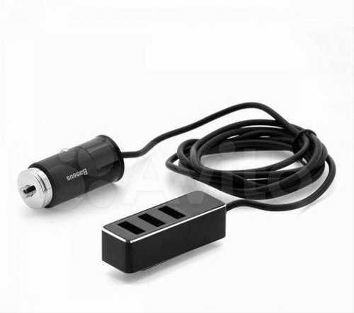 Разветвитель азу-4USB Baseus Enjoy Together ccton-01 Black