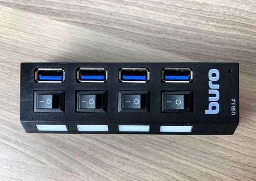 Хаб (разветвитель) Buro USB 3.0