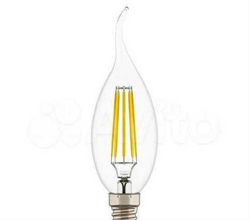 933604 Лампа светодиодная filament CA35 E14 6W 4200K Lightstar Led