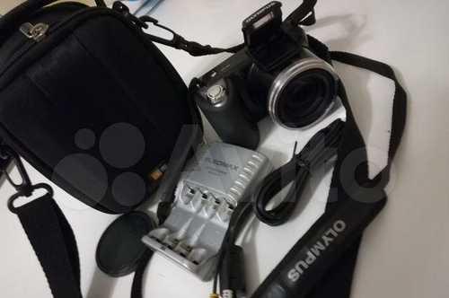 Фотоаппарат olympus+ сумка+ зарядное