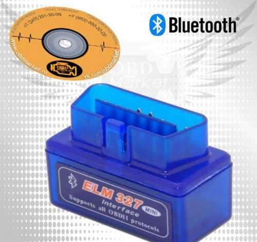 Адаптер ELM 327 Bluetooth mini 1,5 диагностика авт
