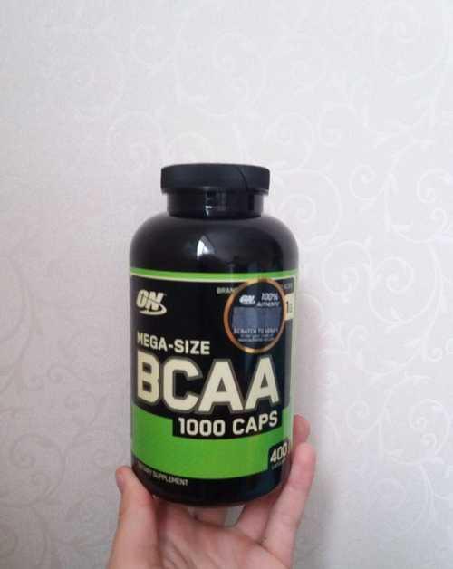 Bcaa mega-size 1000 caps 400 capsules