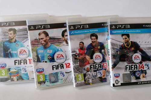 PS3 Fifa 11, 12, 13, 14 лот