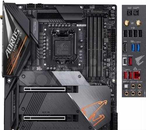 Материнская плата gigabyte Z490 aorus master