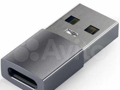 Адаптер Satechi USB-C Adapter ST-taucm (Space Grey)