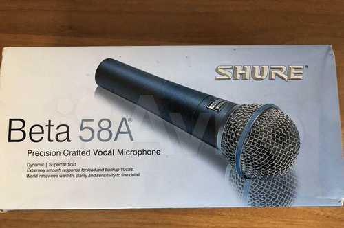Легендарный микрофон Shure beta 58A (новый)