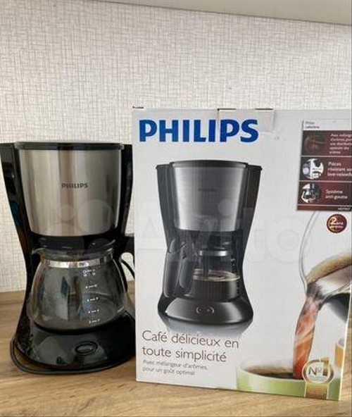 Кофеварка капельная Philips новая
