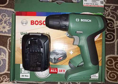 Дрель-шуруповерт bosch UniversalDrill 18 новый