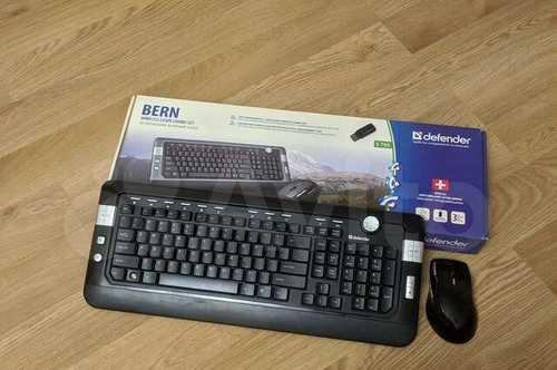 Беспроводная клавиатура и мышь Defender S Bern 795