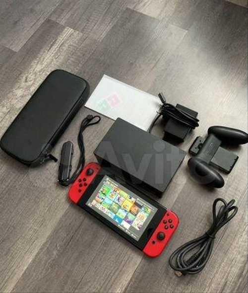 Nintendo switch + аксеесуары xaj40025342501