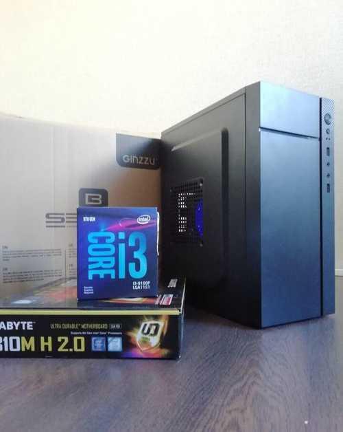 Игровой пк Intel i3 9100F + GTX 1050 - доставка