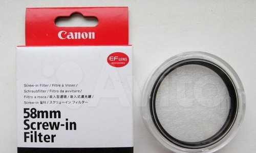 Фильтр защитный UV на оптику Canon;Nikon;Sony,Hoya