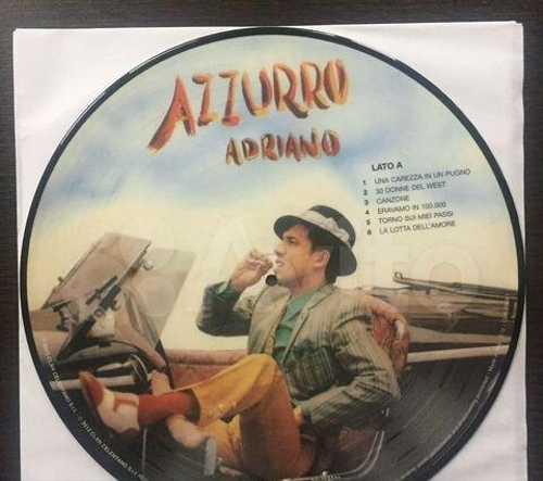 Adriano Celentano Azzurro, LP Picture