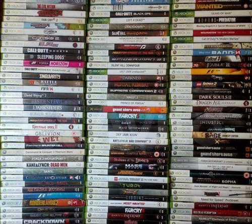 Xbox 360 много дисков