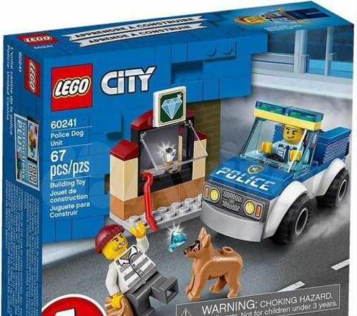 Lego City Полицейский отряд с собакой 60241