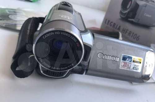 Видеокамера canon legria HF R106
