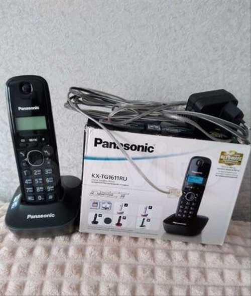 Цифровой безпроводной телефон panasonic KX-TG 1611