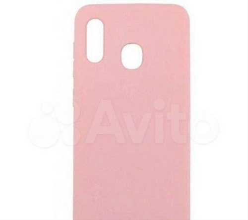 Чехол Silicone для Samsung Galaxy A30 Overlay (Розовый)