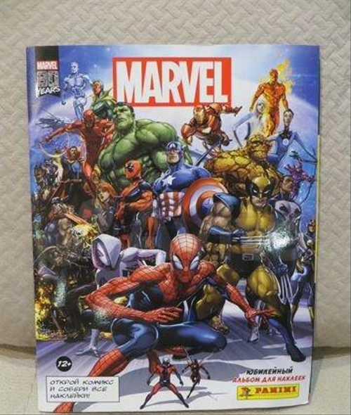 Наклейки Panini Marvel 80 years Anniversary