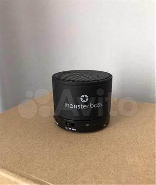 Беспроводная колонка Monsterbass с Bluetooth