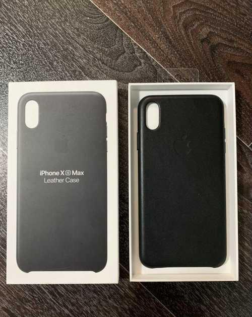 Чехол leather case iPhone XS Max