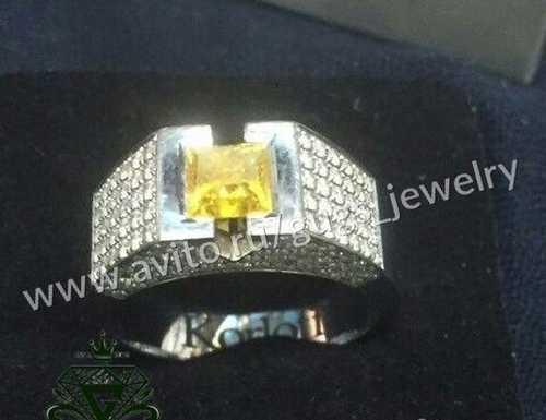 Новое золотое кольцо Korloff 750 пр, брил. 1.6 ct