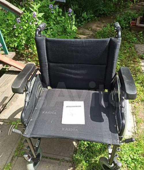 Кресло инвалидное karma ergo 802 с широким сиденье