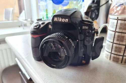 Зеркальный фотоаппарат nikon d700 50mm 1.4d