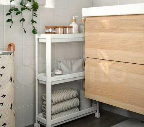 Стеллаж-тележка на колесиках IKEA