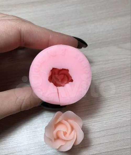 Силиконовая форма роза для мыла