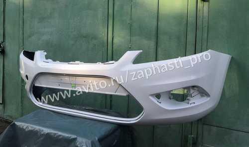 Бампер Ford Focus 2 Белый рестайлинг