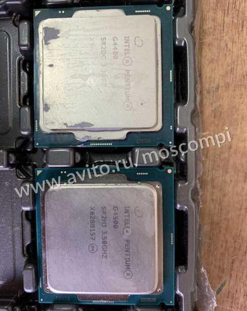 10шт Процессоры Pentium G4400, G4500 s. 1151