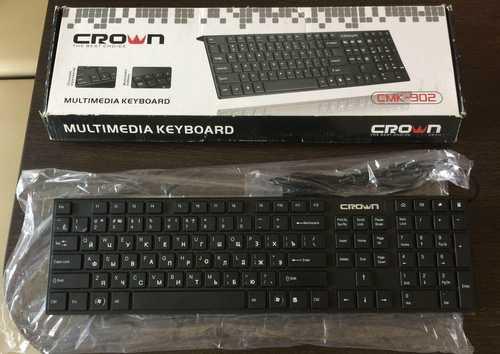 Crown micro CMK-902 Black USB Клавиатура