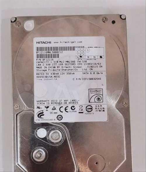 Жестий диск 3.5" Hitachi HDS5C3015ALA632 1.5TB