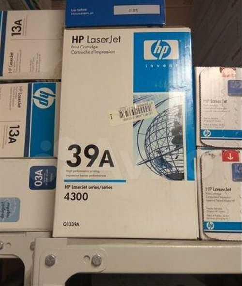Оригинальный картридж HP LJ 4300 (Q1339A)