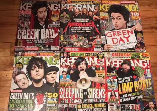 Рок журналы Kerrang MCR 30STM Green Day all time l