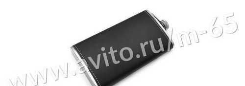 Фляга в черной оплетке 0,35л